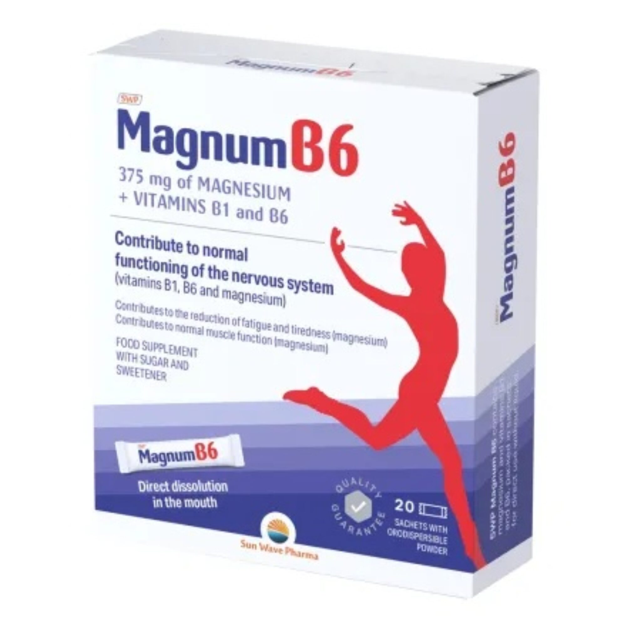 Magnum B6, 20 plicuri – Sun Wave Pharma - Farmacia Nor